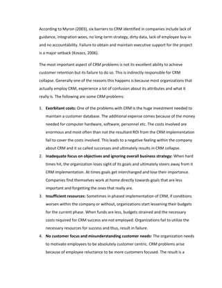 THE IMPACT OF EFFECTIVE CUSTOMER RELATIONSHIP MANAGEMENT ON REPURCHASE ...