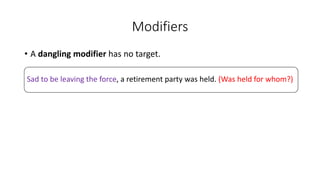 Modifiers | PPT