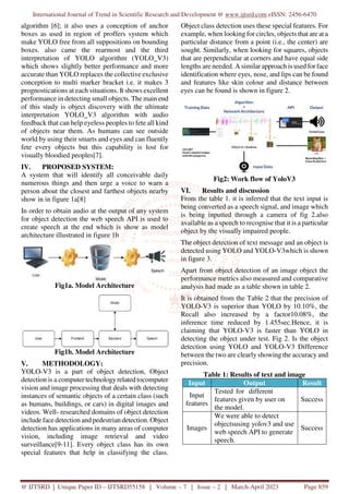 Real Time Object Detection with Audio Feedback using Yolo v3 | PDF