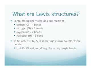 11/4 What are Lewis structures? - Part II | PDF