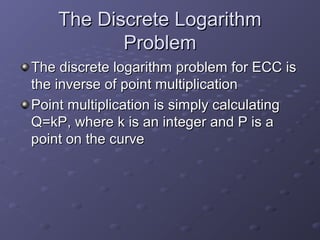 Elliptic curvecryptography Shane Almeida Saqib Awan Dan Palacio | PPT