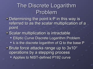 Elliptic curvecryptography Shane Almeida Saqib Awan Dan Palacio | PPT