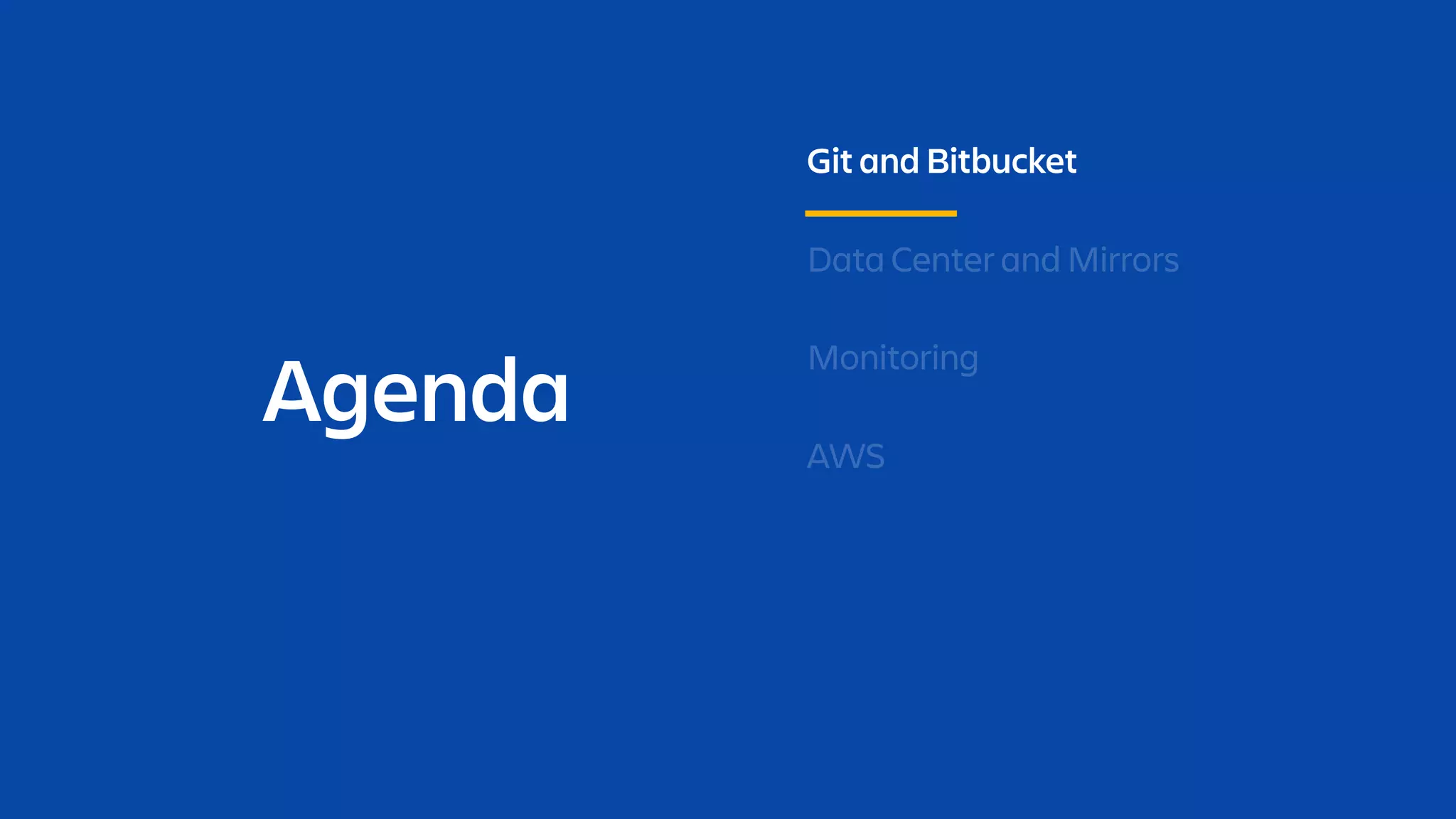 Bigger, Better Bitbucket: Growing Git with Data Center | PPT