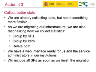 RedIRIS Identity Service latest news and developments - Jamie Perez | PPT