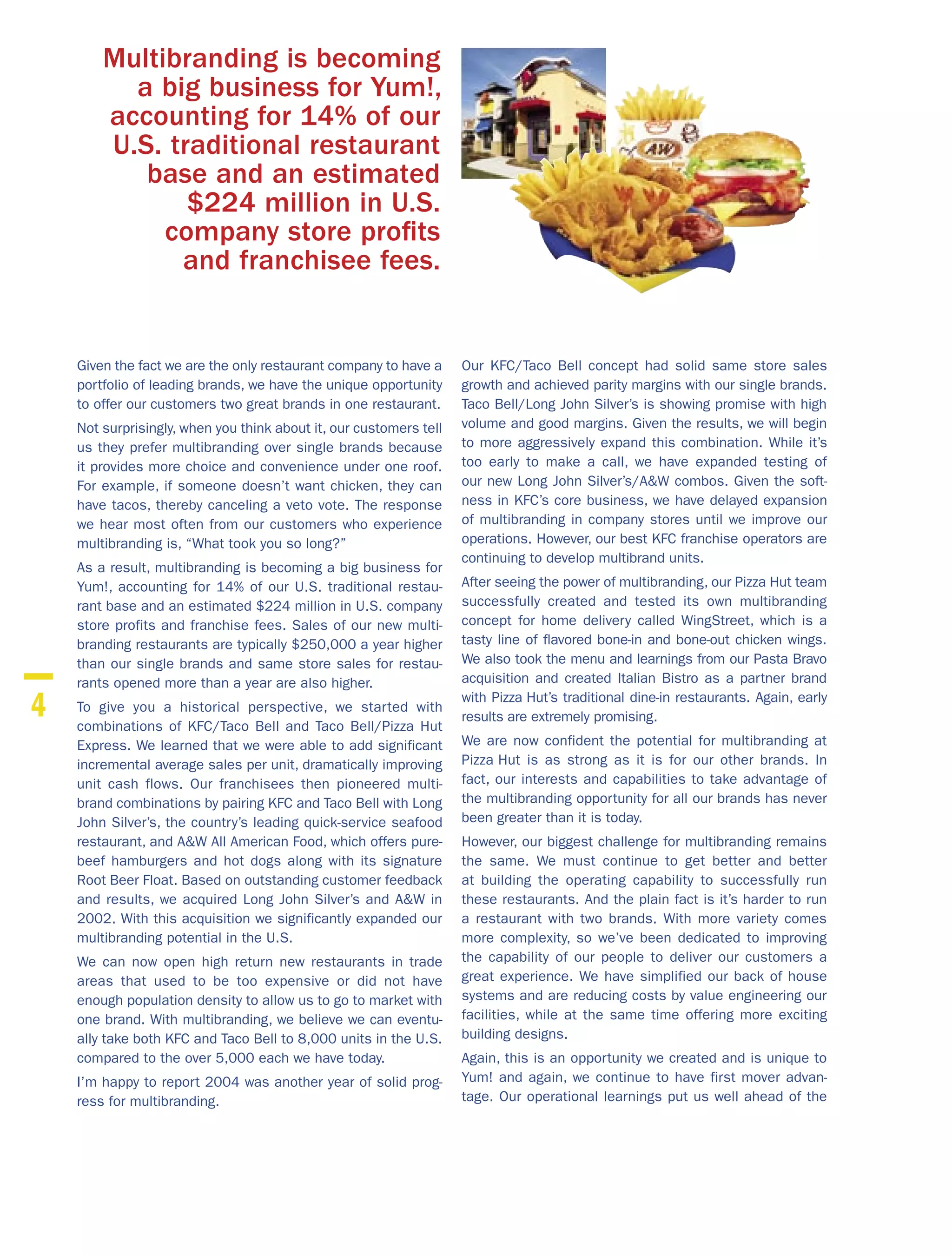 yum brands annual reports | PDF