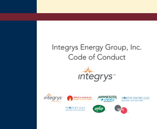 integrys governance codeofconduct | PPT