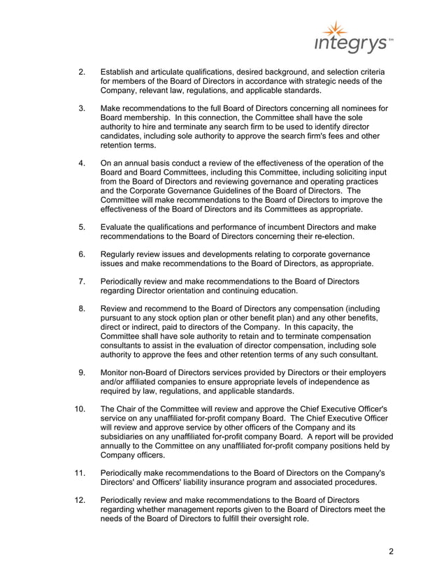 integrys governance_comm | PDF