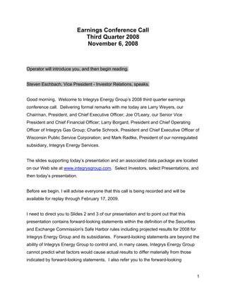 .integrysgroup 11/06/2008_text | PDF