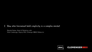 Amanda Romeo and Simon Lamplough’s Presentation at Mumbrella’s Health ...