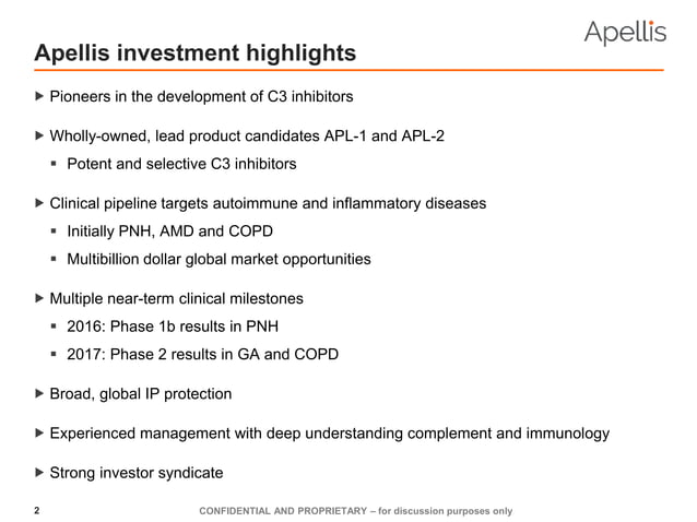 RETINA COMPANY SHOWCASE - Apellis Pharmaceuticals | PPT