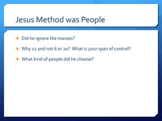 TUL530-7 Jesus' Training Patterns | PPT