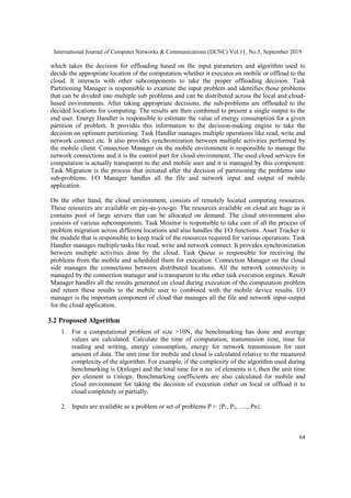 ENERGY EFFICIENT COMPUTING FOR SMART PHONES IN CLOUD ASSISTED ENVIRONMENT | PDF