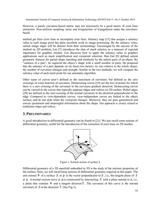 Estimating the Crest Lines on Polygonal Mesh Models by an Automatic Threshold | PDF
