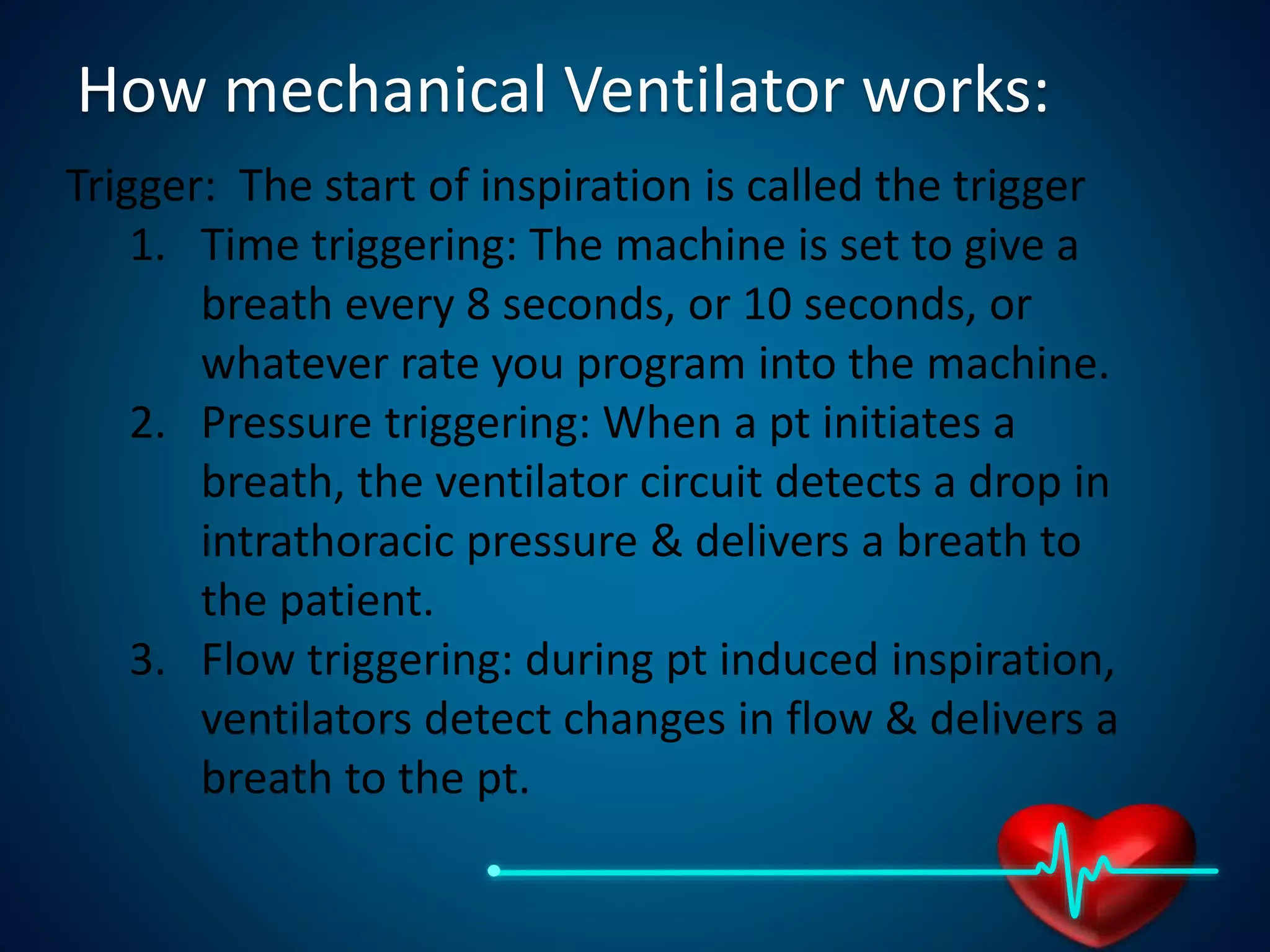 Mechanical ventilation in congenital heart defect | PPTX