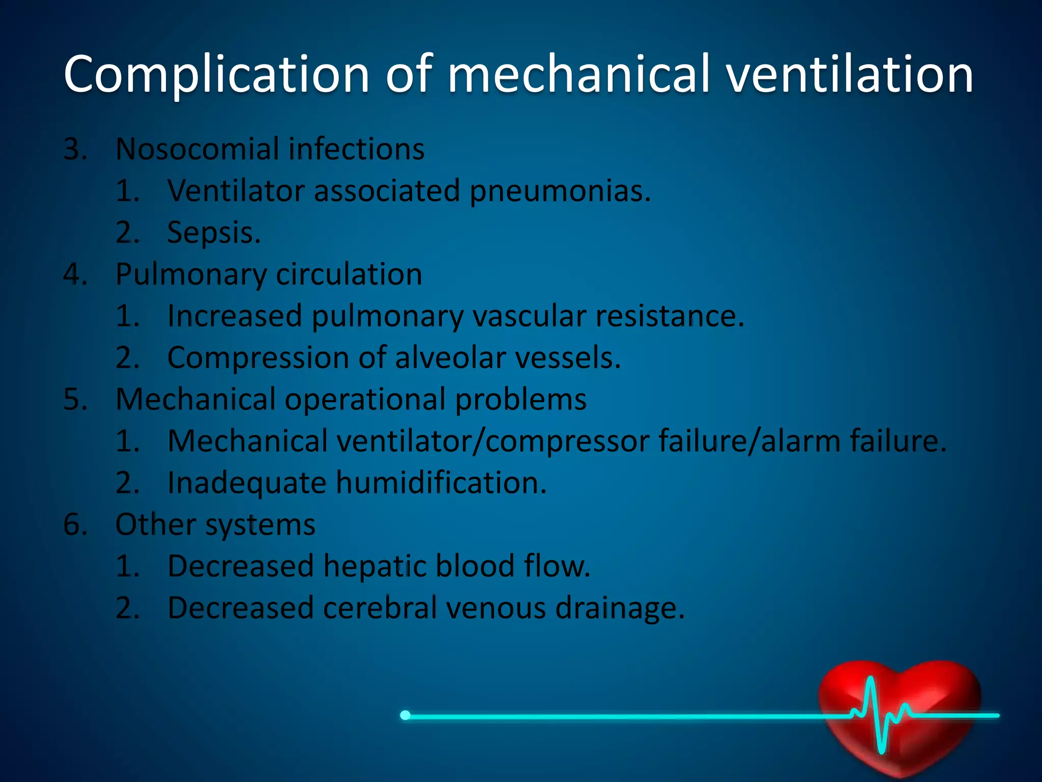 Mechanical ventilation in congenital heart defect | PPTX