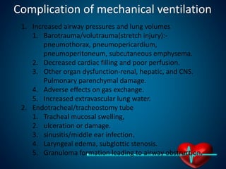 Mechanical ventilation in congenital heart defect | PPTX