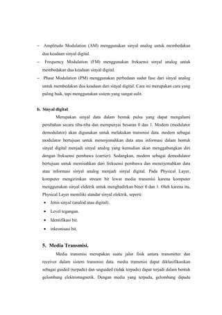 Makalah physical layer | DOC