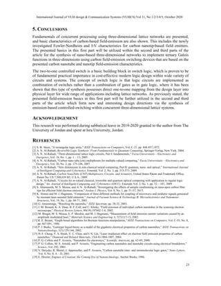 CONCURRENT TERNARY GALOIS-BASED COMPUTATION USING NANO-APEX MULTIPLEXING NIBS OF REGULAR THREE ...