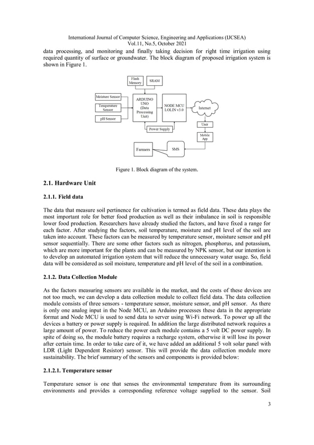 IOT BASED SMART IRRIGATION SYSTEM BY EXPLOITING DISTRIBUTED SENSORIAL NETWORK | PDF