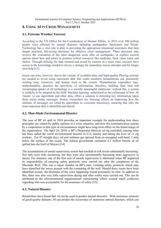 DEALING CRISIS MANAGEMENT USING AI | PDF