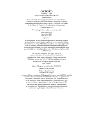 Corporate Governance 6th Christine A Mallin | PDF