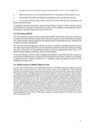 LEARNING CHESS AND NIM WITH TRANSFORMERS | PDF