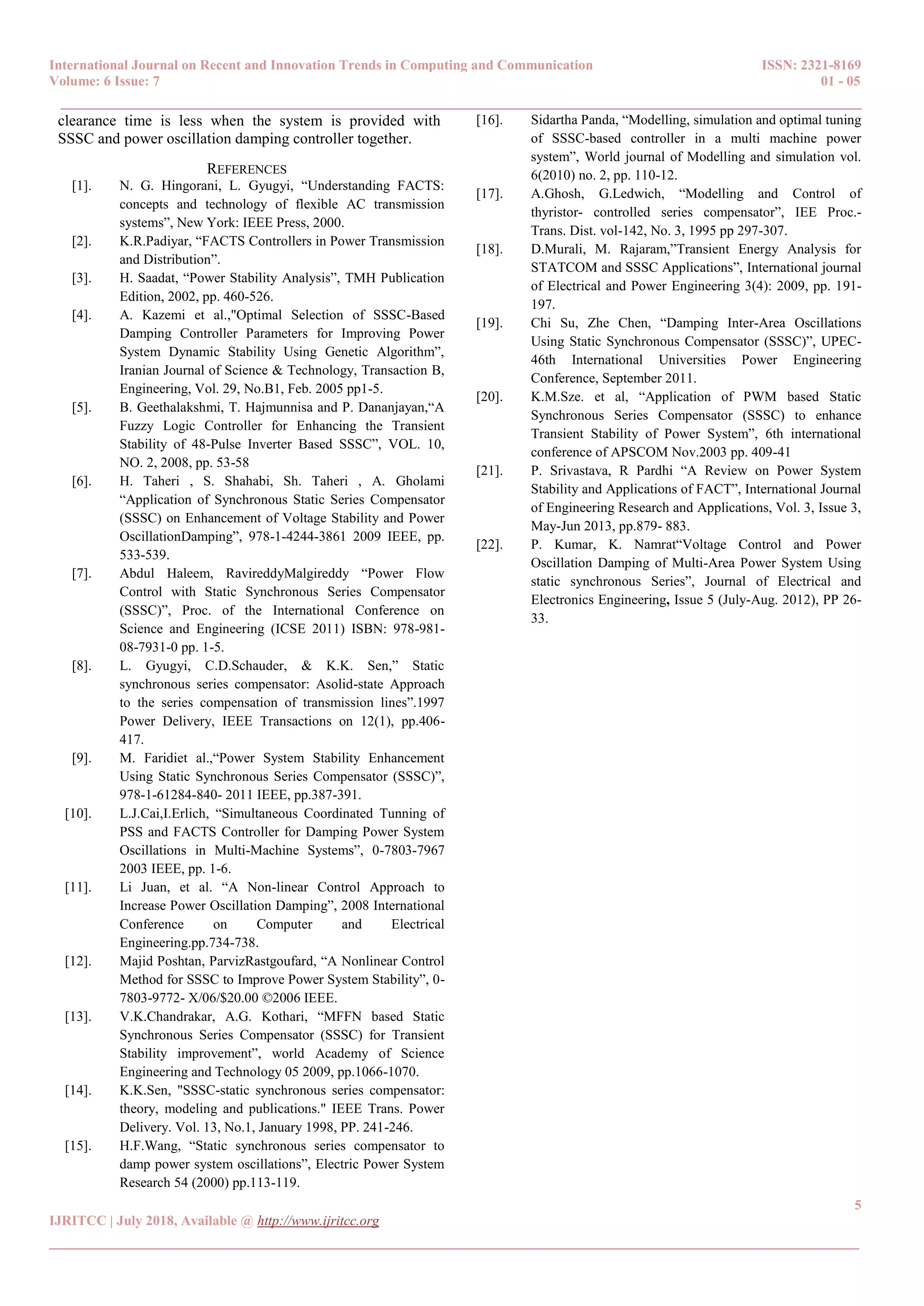Modelling & Simulation of Power Oscillation Damping Controller | PDF