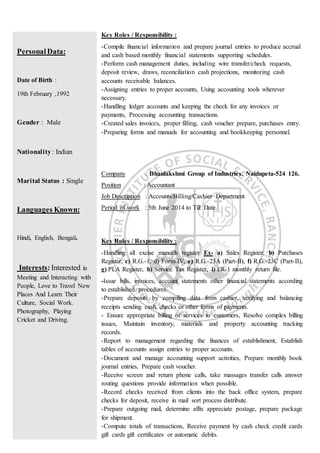 Gopal Resume(CV) | DOCX