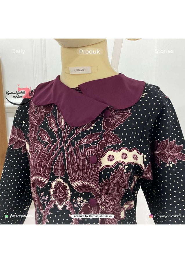 Jasa Jahit Baju Batik Wanita by Rumah Jahit Azka | PDF