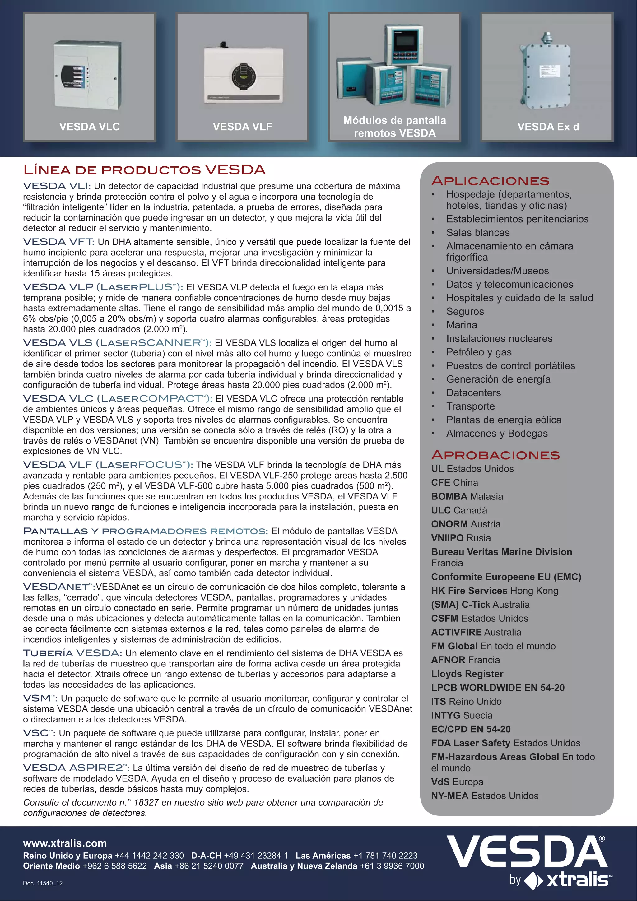 11540 12 vesda_product_brochure_spanish_lores | PDF