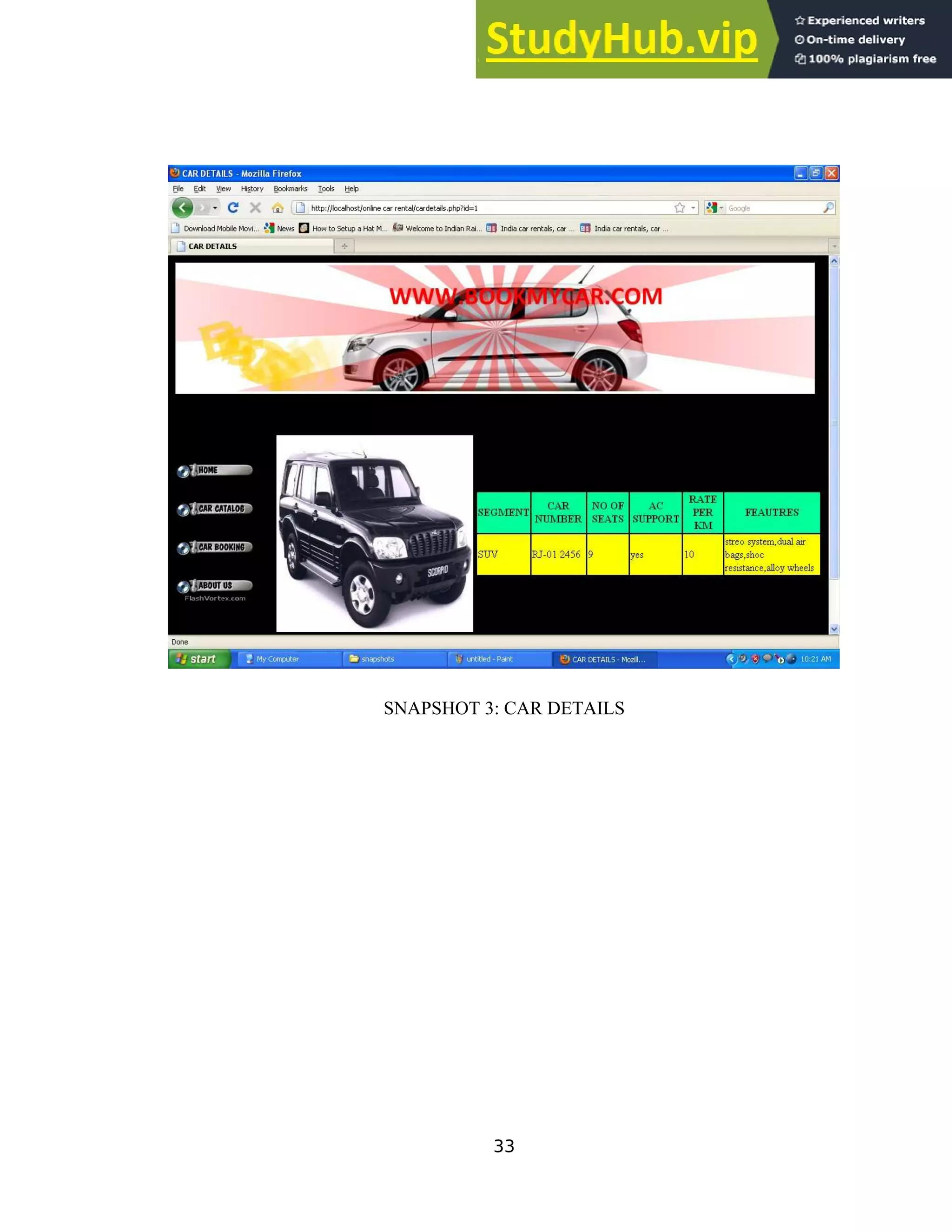 115442368-49930505-Car-Rental-System-Project-Report | PDF