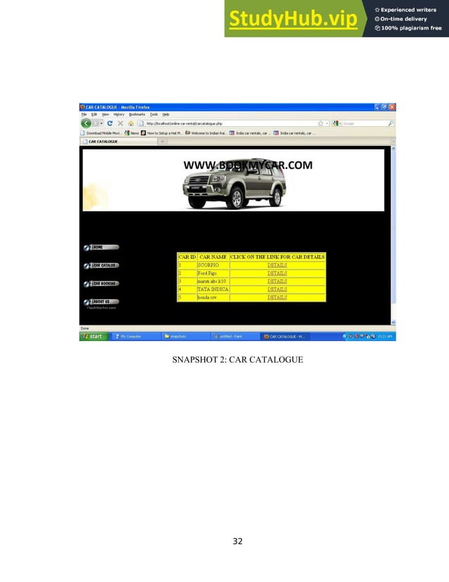 115442368-49930505-Car-Rental-System-Project-Report | PDF | Computing | Technology & Computing
