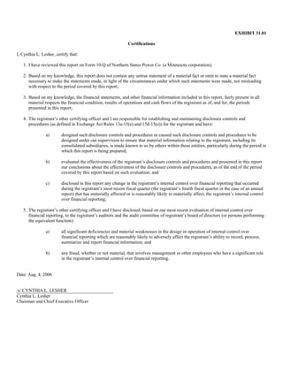 xcel energy NSP-MN_Q206_10Qb | PDF