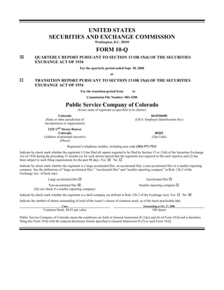 xcel energy PSCo_10Q_Q32008 | PDF