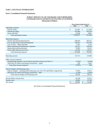 xcel energy 10q PSCo | PDF