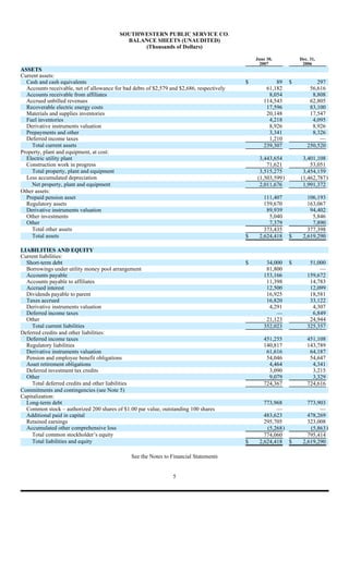 xcel energy SPS10QQ22007 | PDF