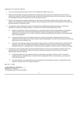 xcel energy SPS_Q305_10Q | PDF | Stocks and Bonds | Personal Investing