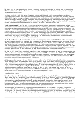 xcel energy SPS_Q305_10Q | PDF | Stocks and Bonds | Personal Investing