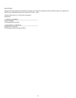 xcel energy NSP-WI_Q106_10Q | PDF