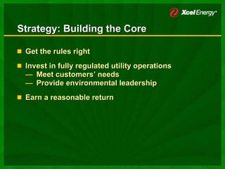 xcel energy 6_12AGEdwardsSECPresentation | PPT