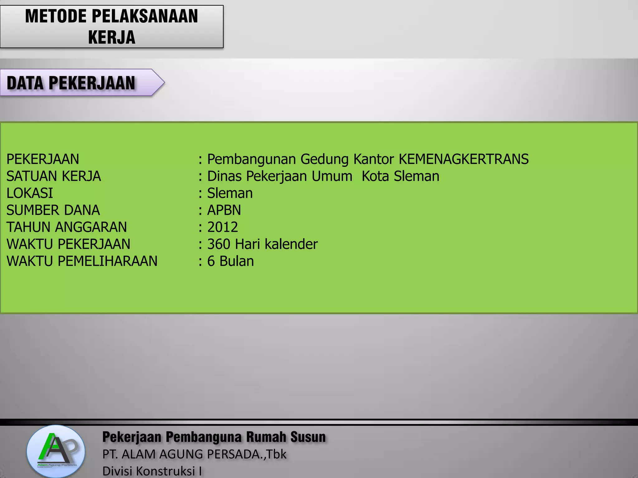 metode-pelaksanaan-proyek | PDF