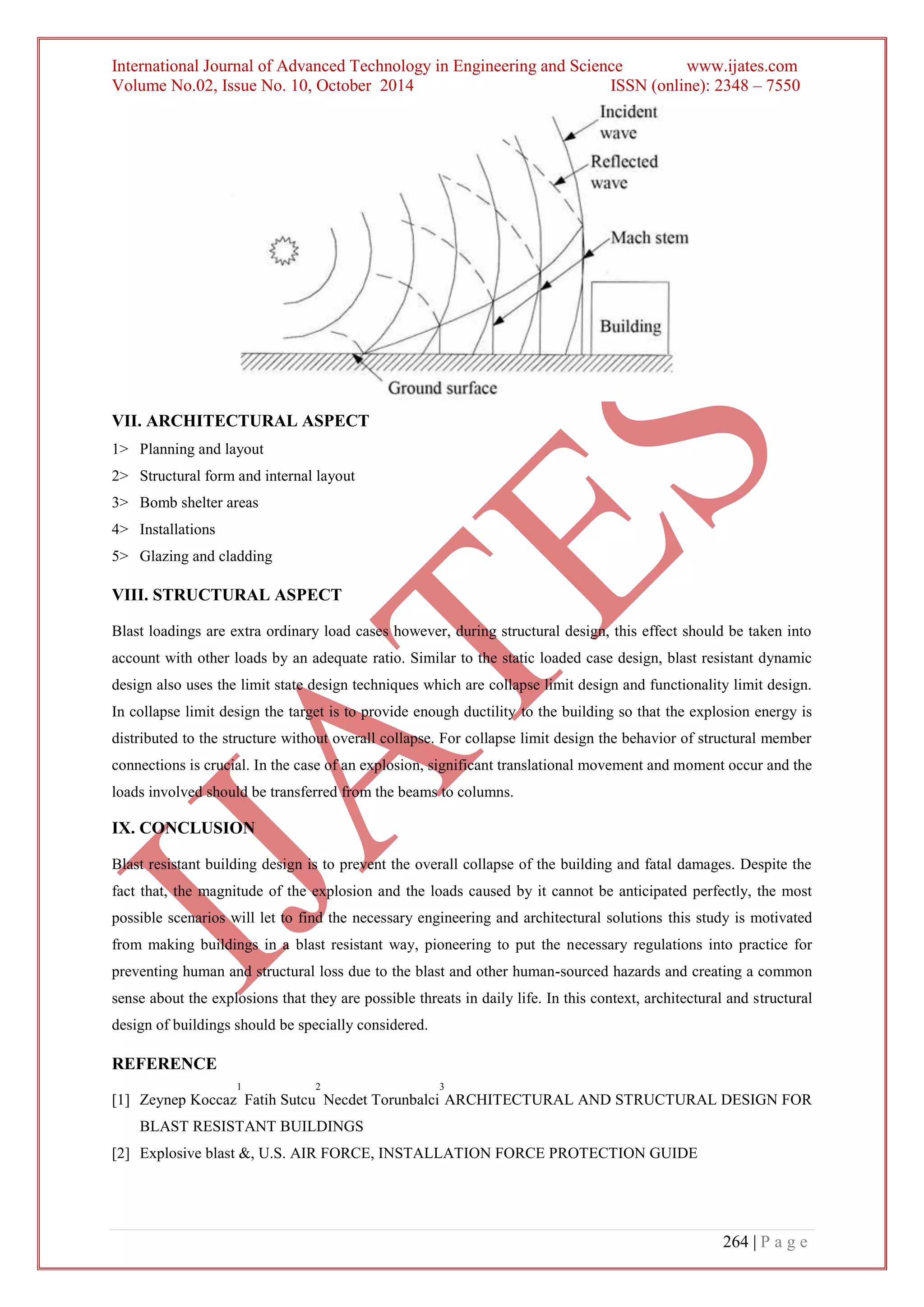 Blast resistant structure | PDF