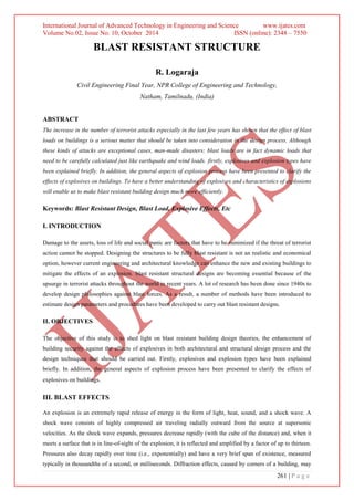 Blast resistant structure | PDF