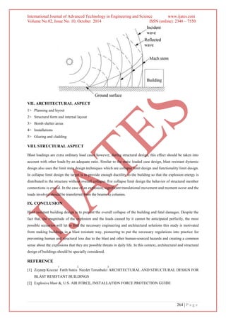 Blast resistant structure | PDF
