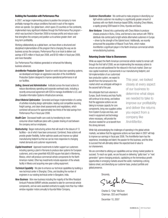 Arvinmeritor_AR2007 | PDF