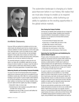 Arvinmeritor armannual06 | PDF