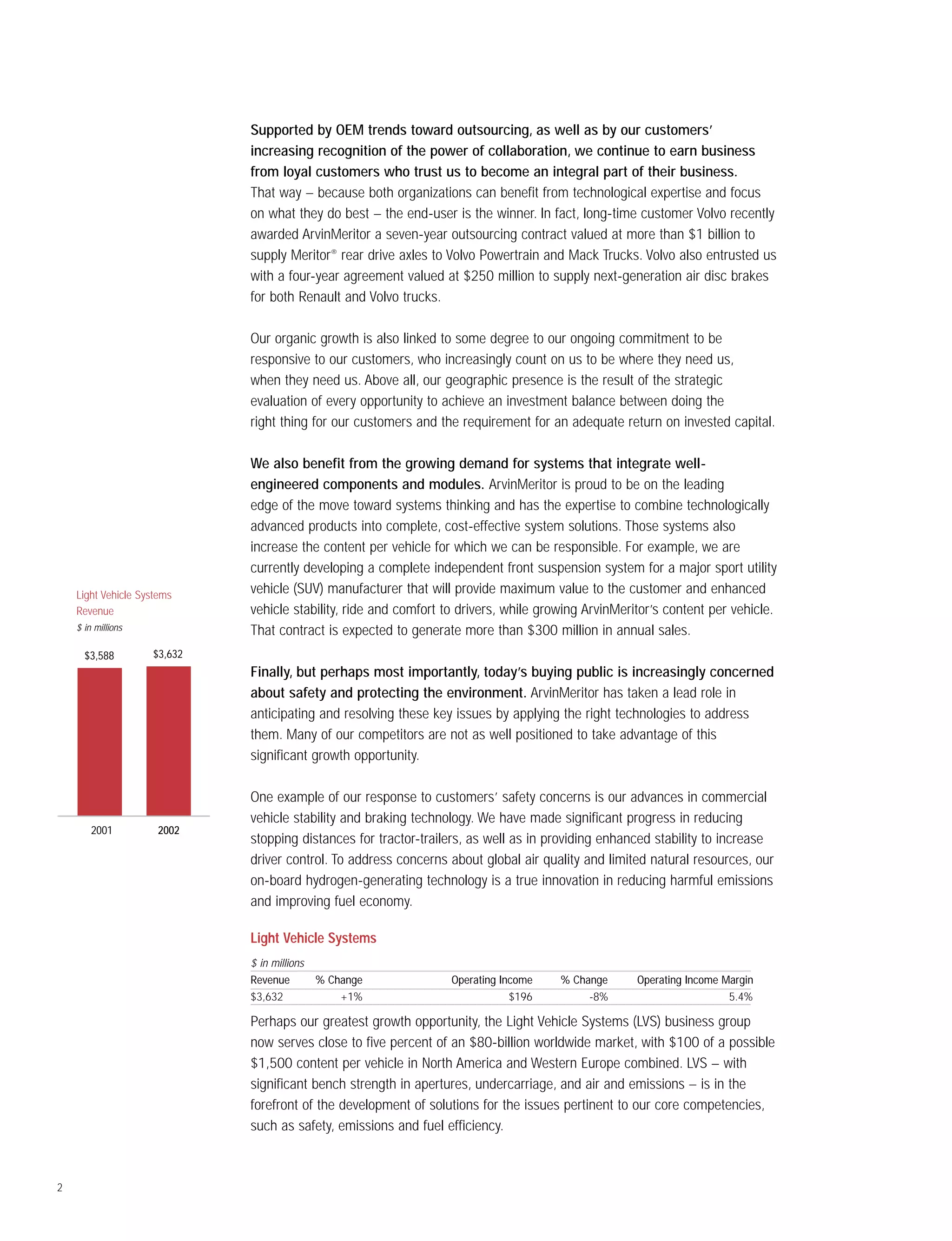 Arvinmeritor 2002 Annua lReport | PDF