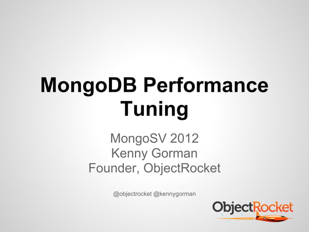 MongoDB Performance Tuning | PDF