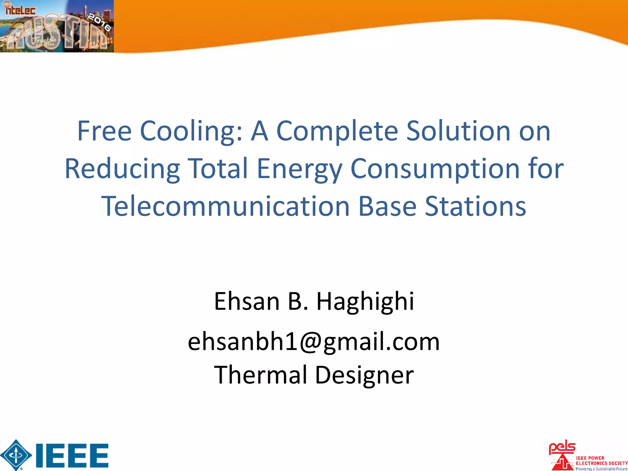Free Cooling: A Complete Solution on Reducing Total Energy Consumption ...