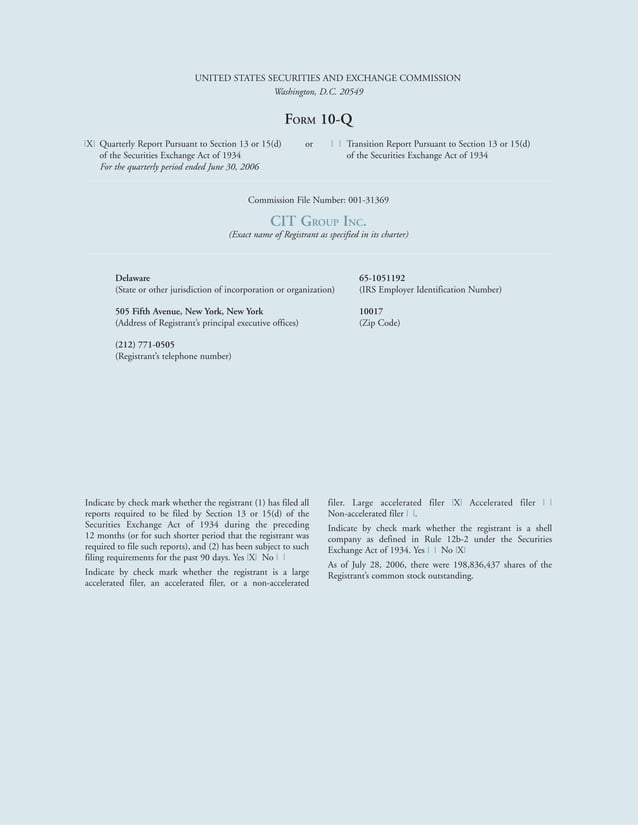 cit 10QTypesetFINAL | PDF